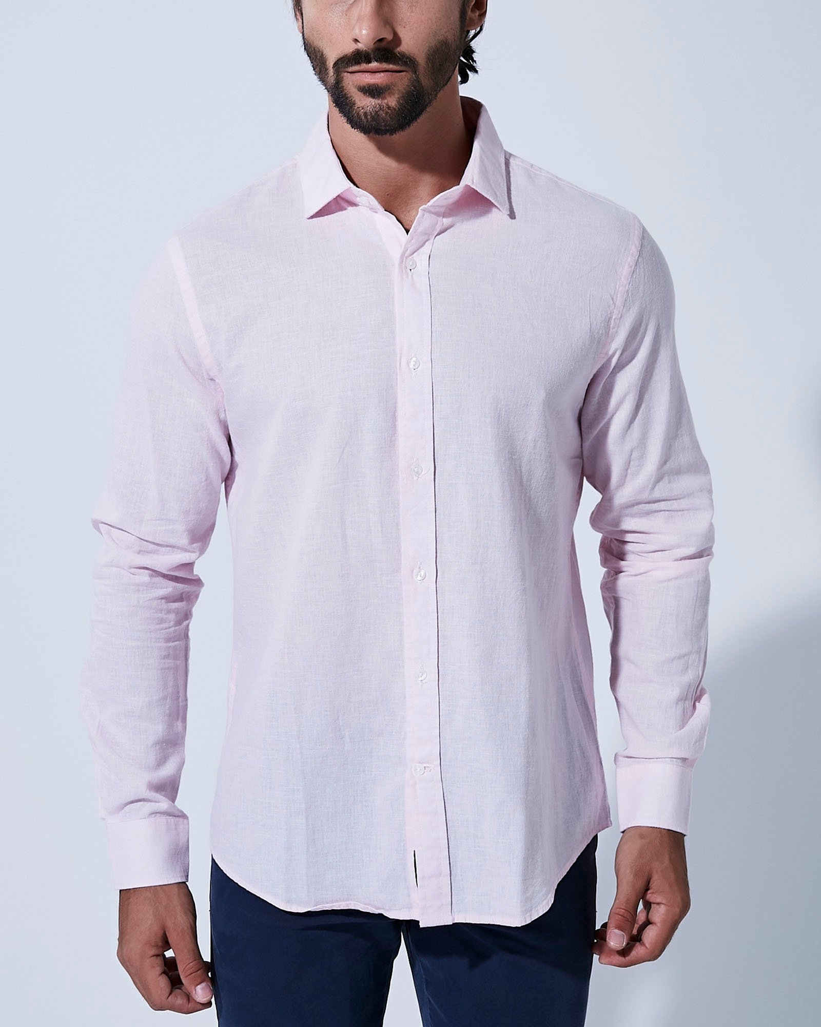 CAMISA MASCULINA DE LINHO BRANCA | R. Mendes