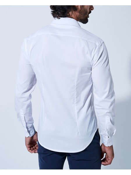 CAMISA MASCULINA VENETTIAN BRANCA MANGA LONGA | R. Mendes