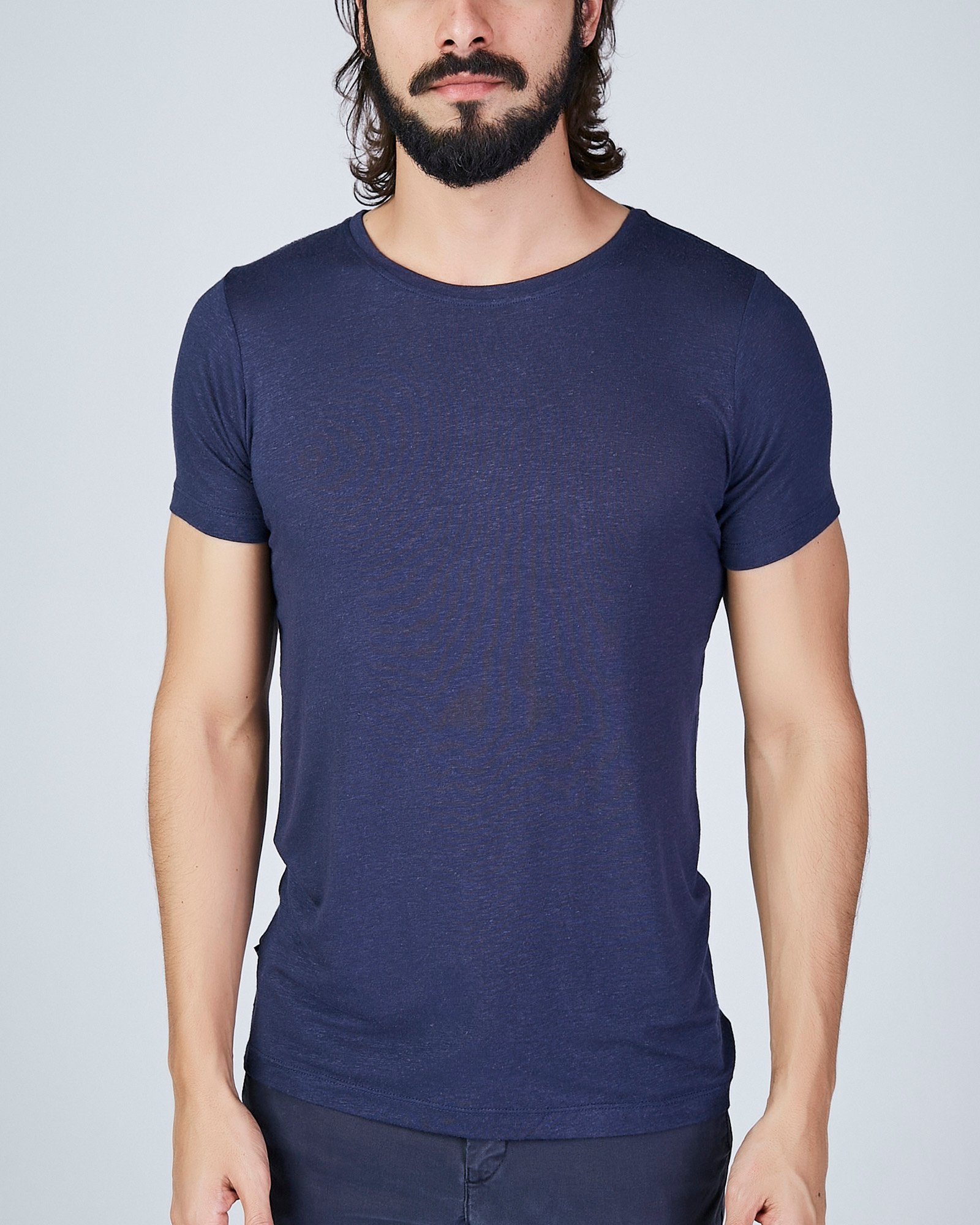 CAMISETA LEGACY LINEN MARINHO | R. Mendes
