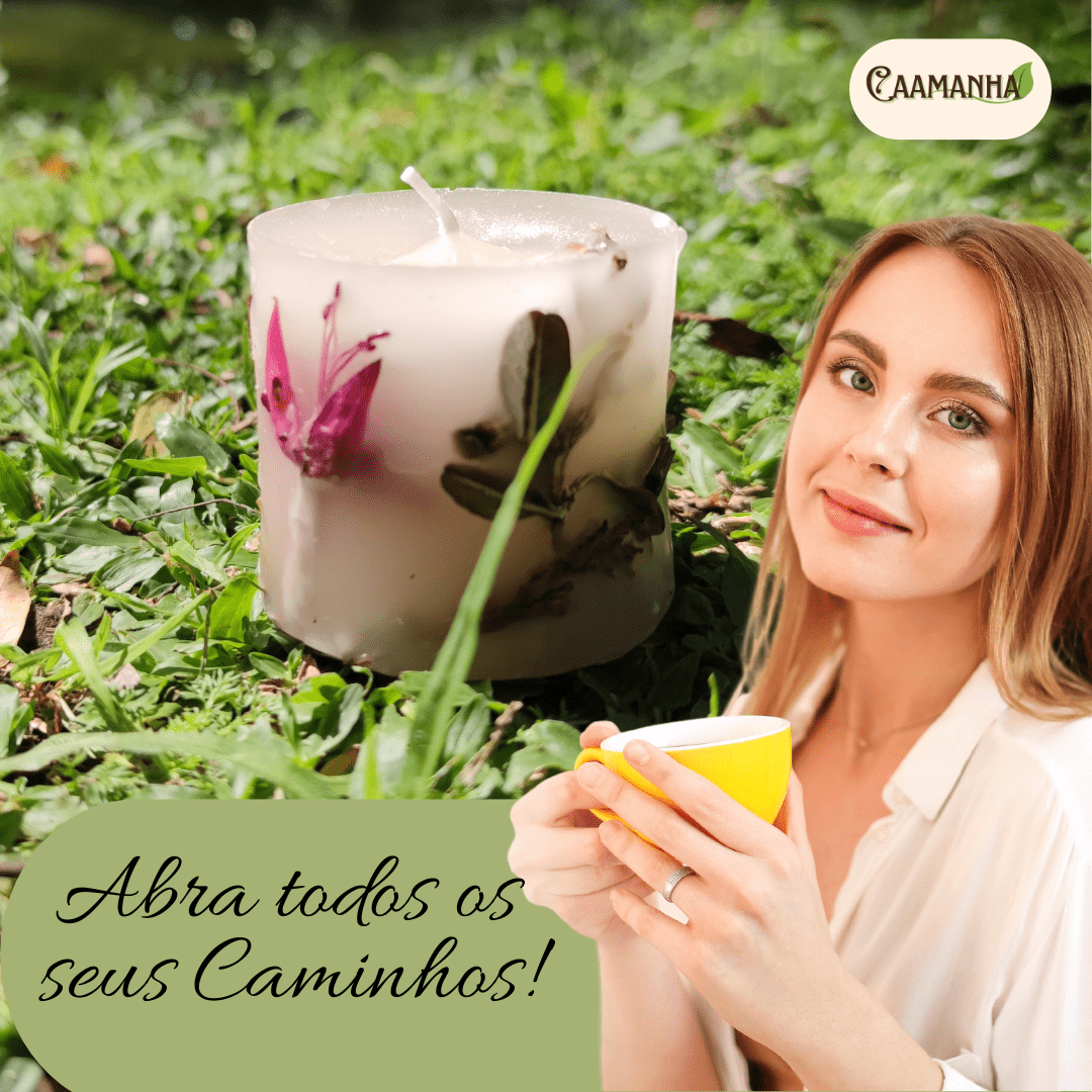 Vela Aromática de Alecrim | Caamanha