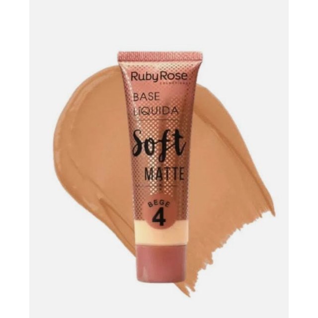 Base Líquida Soft Matte Bege 4 Ruby Rose | Frasi Cosméticos