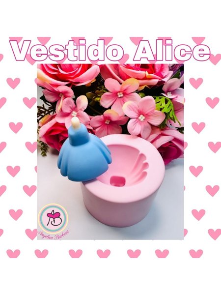 VESTIDO ALICE | Moldes de Silicone Angélica Barbosa