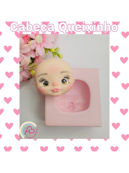 CABEÇA QUEIXINHO | Moldes de Silicone Angélica Barbosa