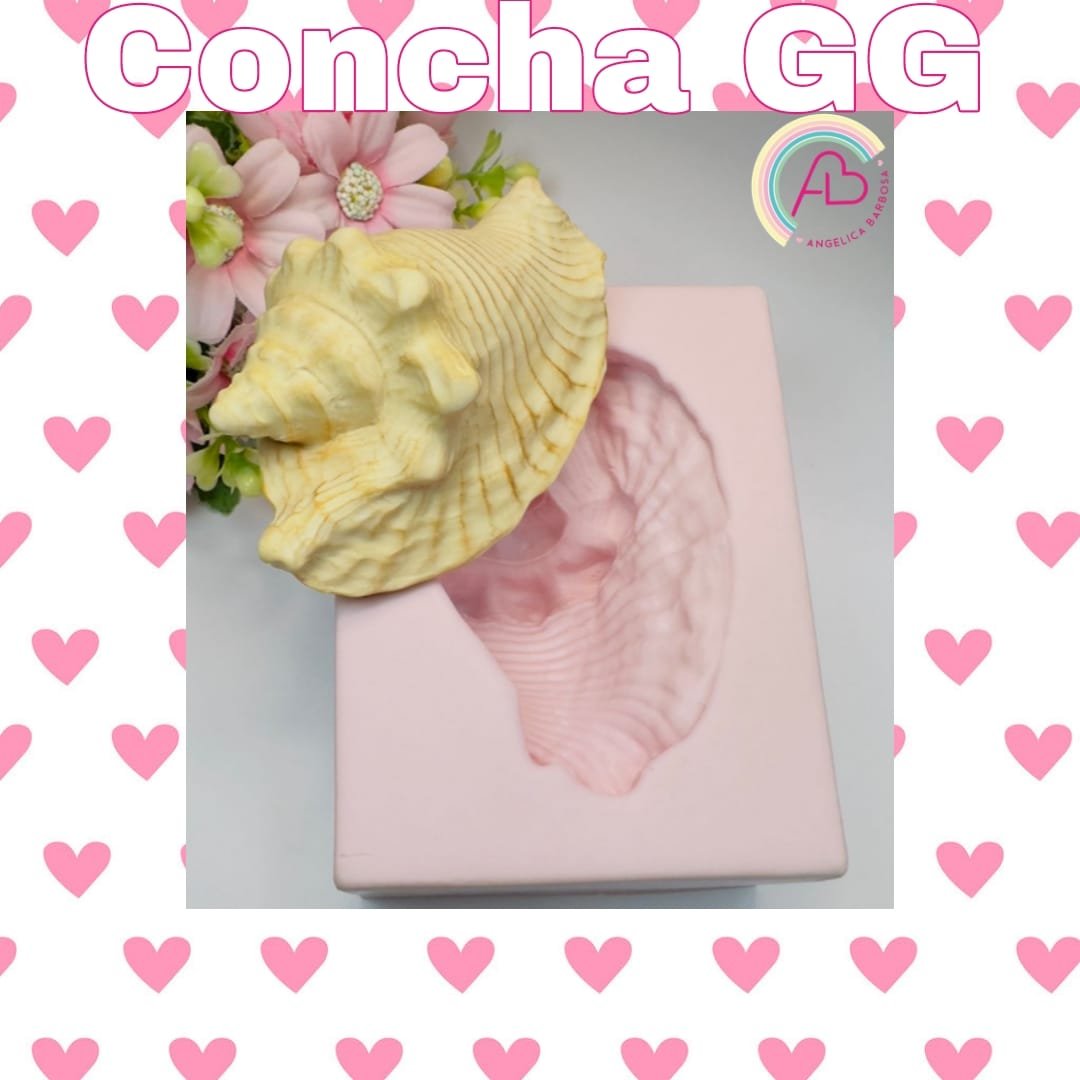 CONCHA GG | Moldes de Silicone Angélica Barbosa