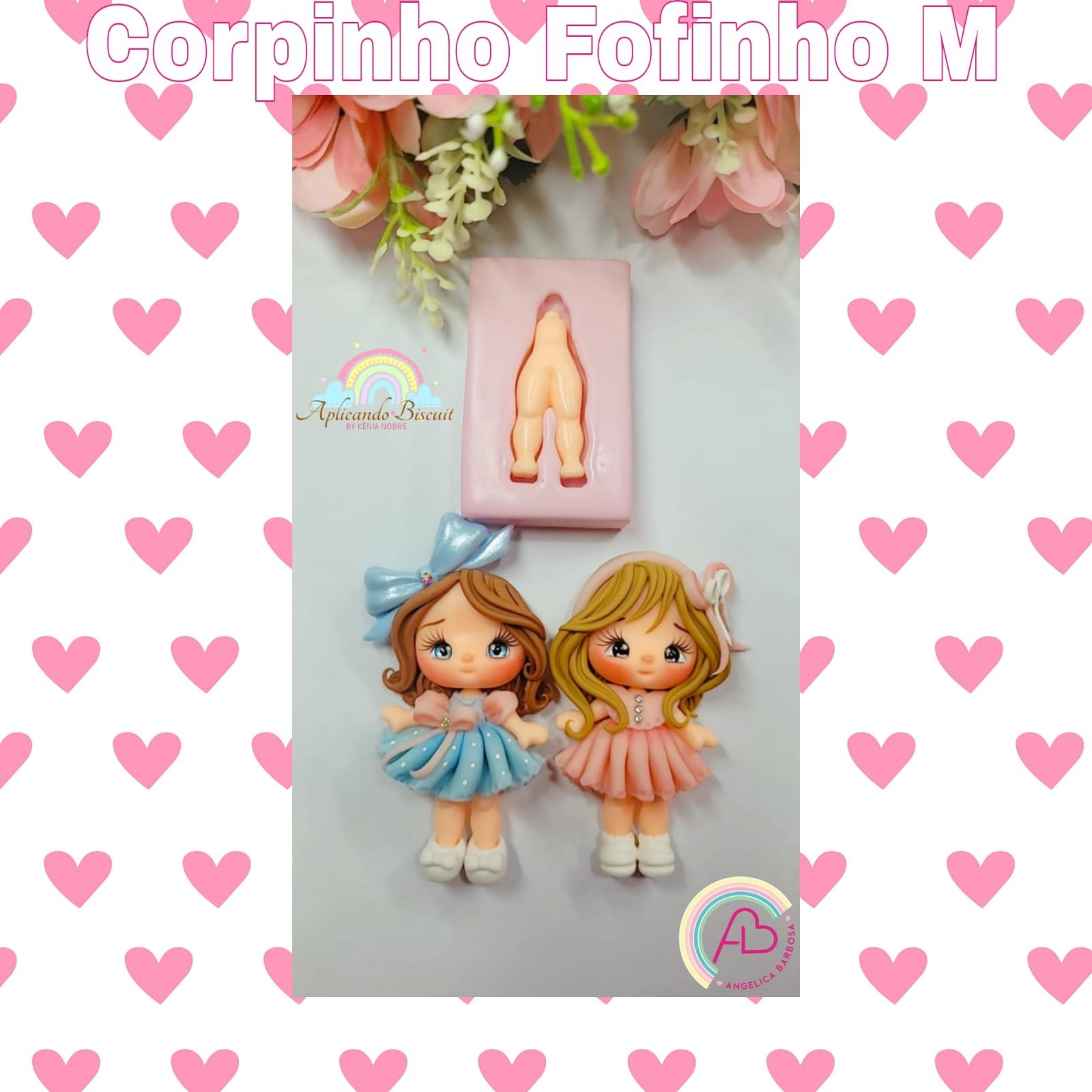 CORPINHO FOFINHO M | Moldes de Silicone Angélica Barbosa
