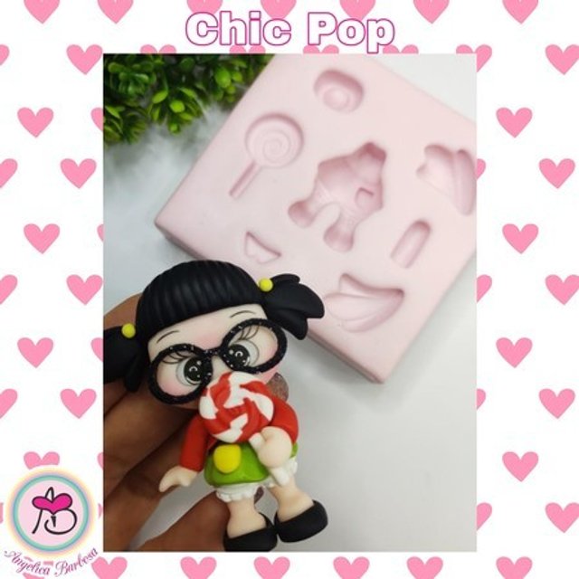 CHIC POP | Moldes de Silicone Angélica Barbosa