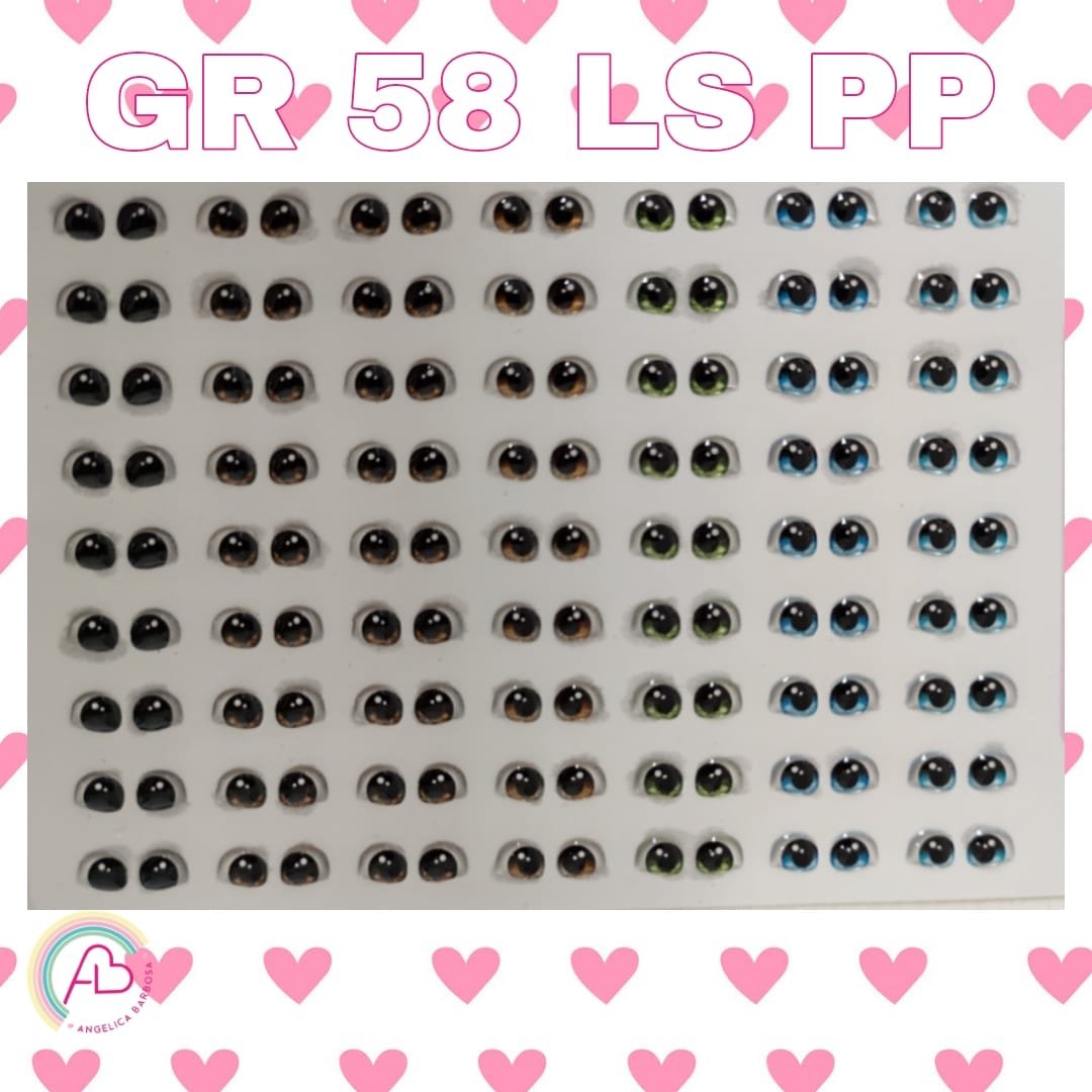 OLHO GR 58 LS PP | Moldes de Silicone Angélica Barbosa