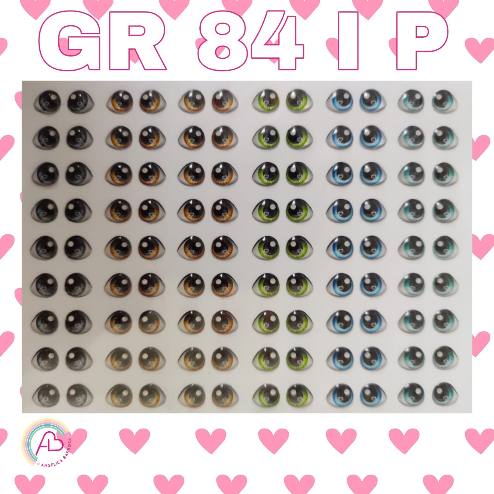 OLHO GR 84 I P | Moldes de Silicone Angélica Barbosa