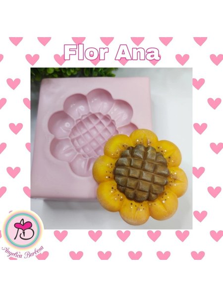 FLOR ANA | Moldes de Silicone Angélica Barbosa