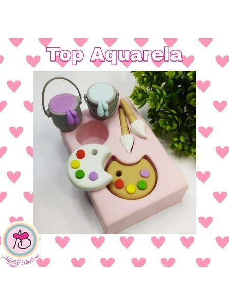 TOP AQUARELA | Moldes de Silicone Angélica Barbosa