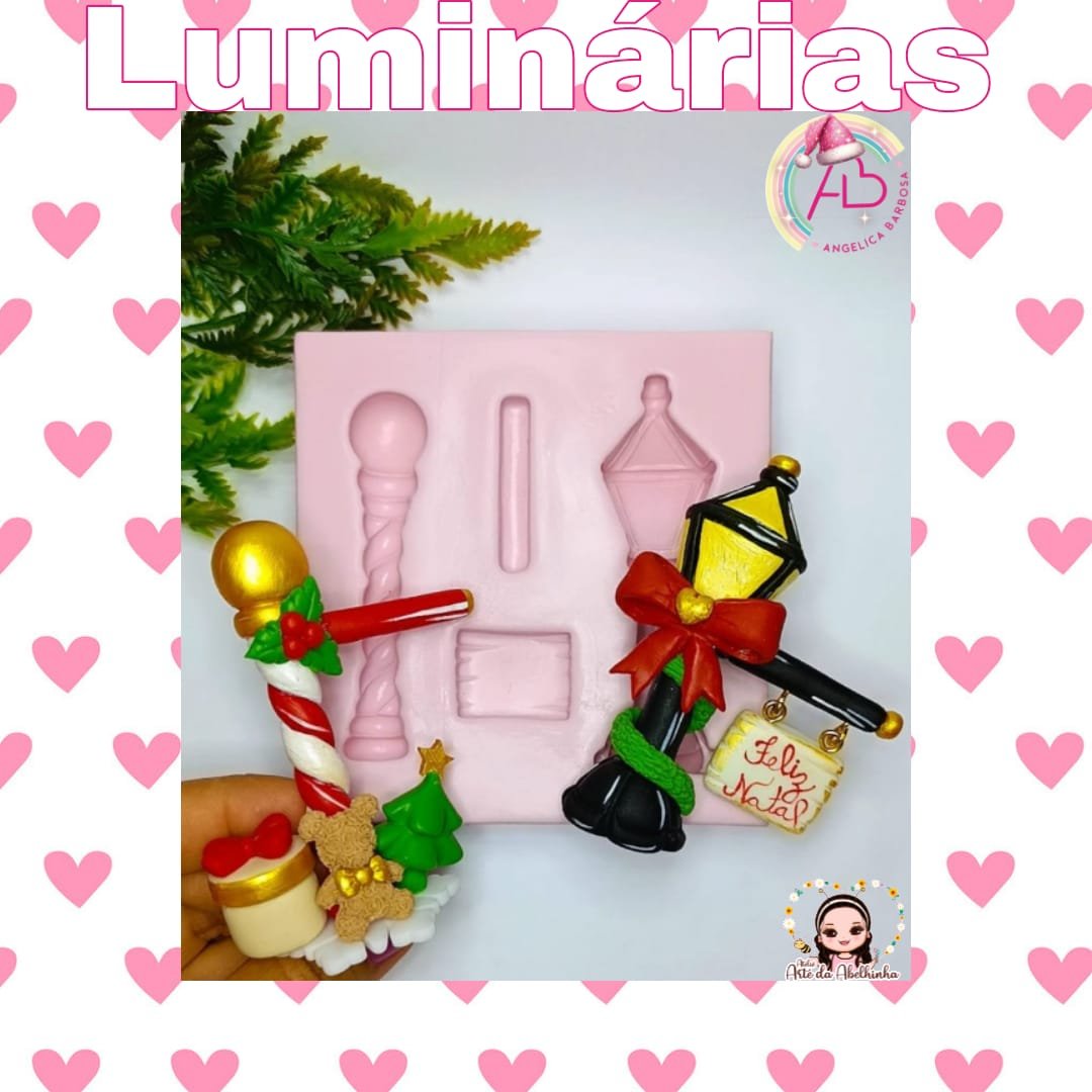 LUMINÁRIAS | Moldes de Silicone Angélica Barbosa
