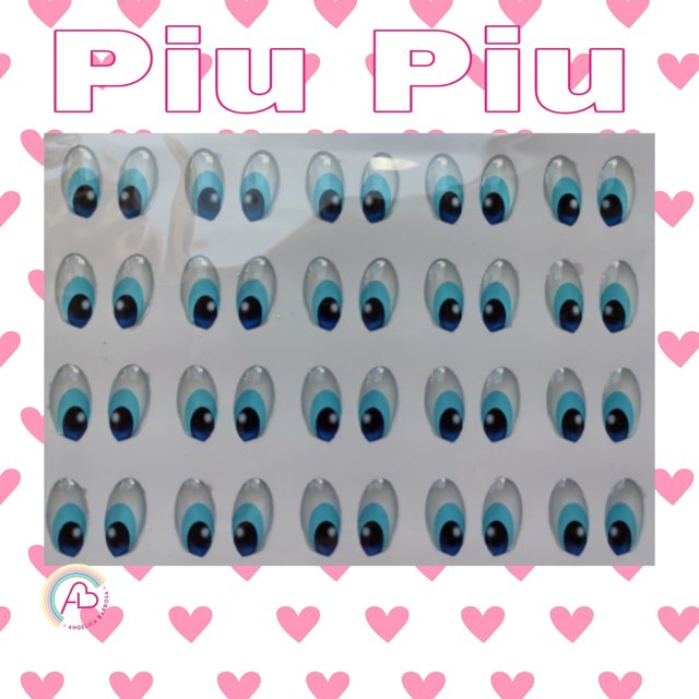 OLHOS PIU PIU | Moldes de Silicone Angélica Barbosa