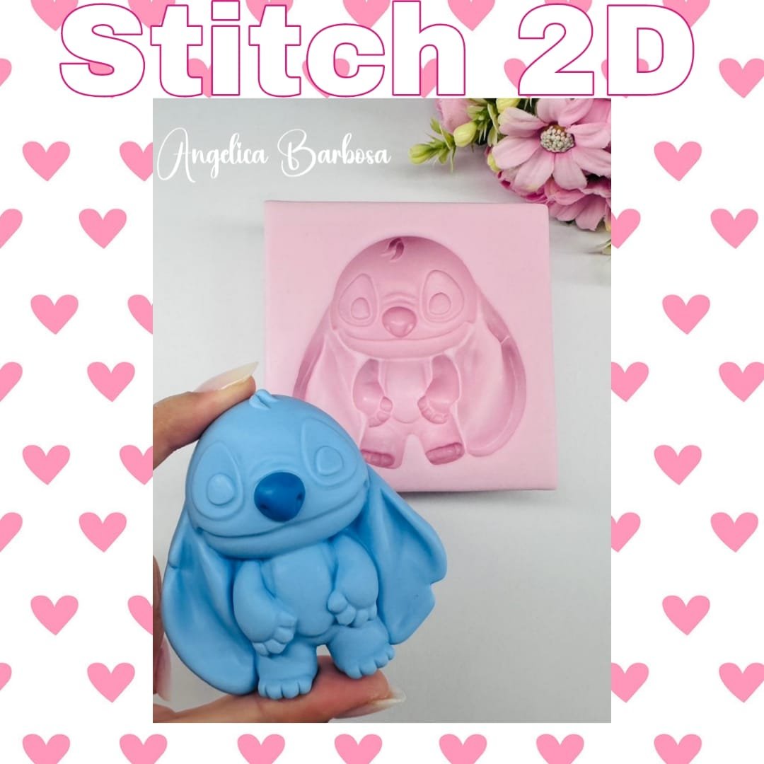 STITCH 2D | Moldes de Silicone Angélica Barbosa