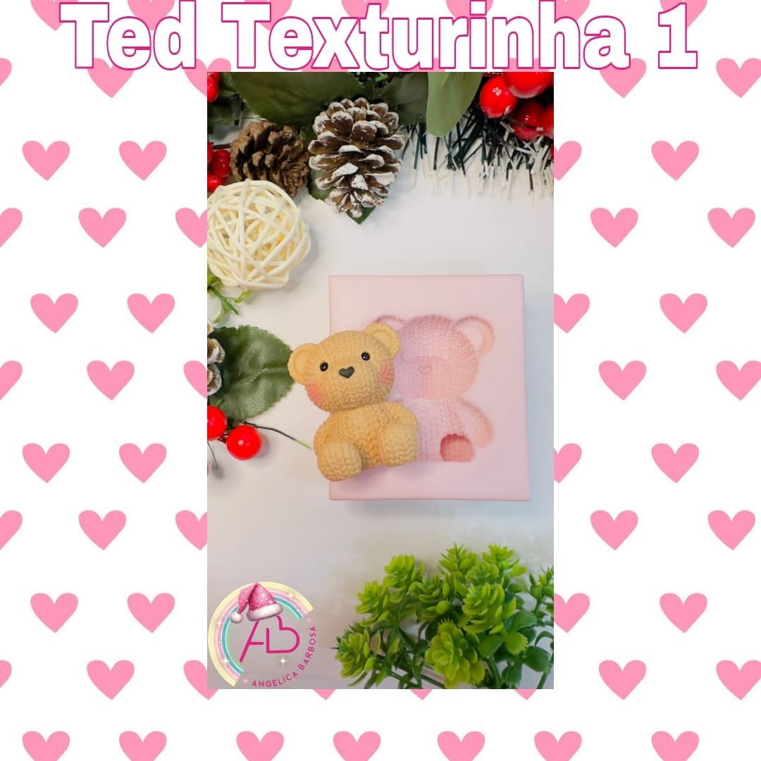 TED TEXTURINHA 1 | Moldes de Silicone Angélica Barbosa