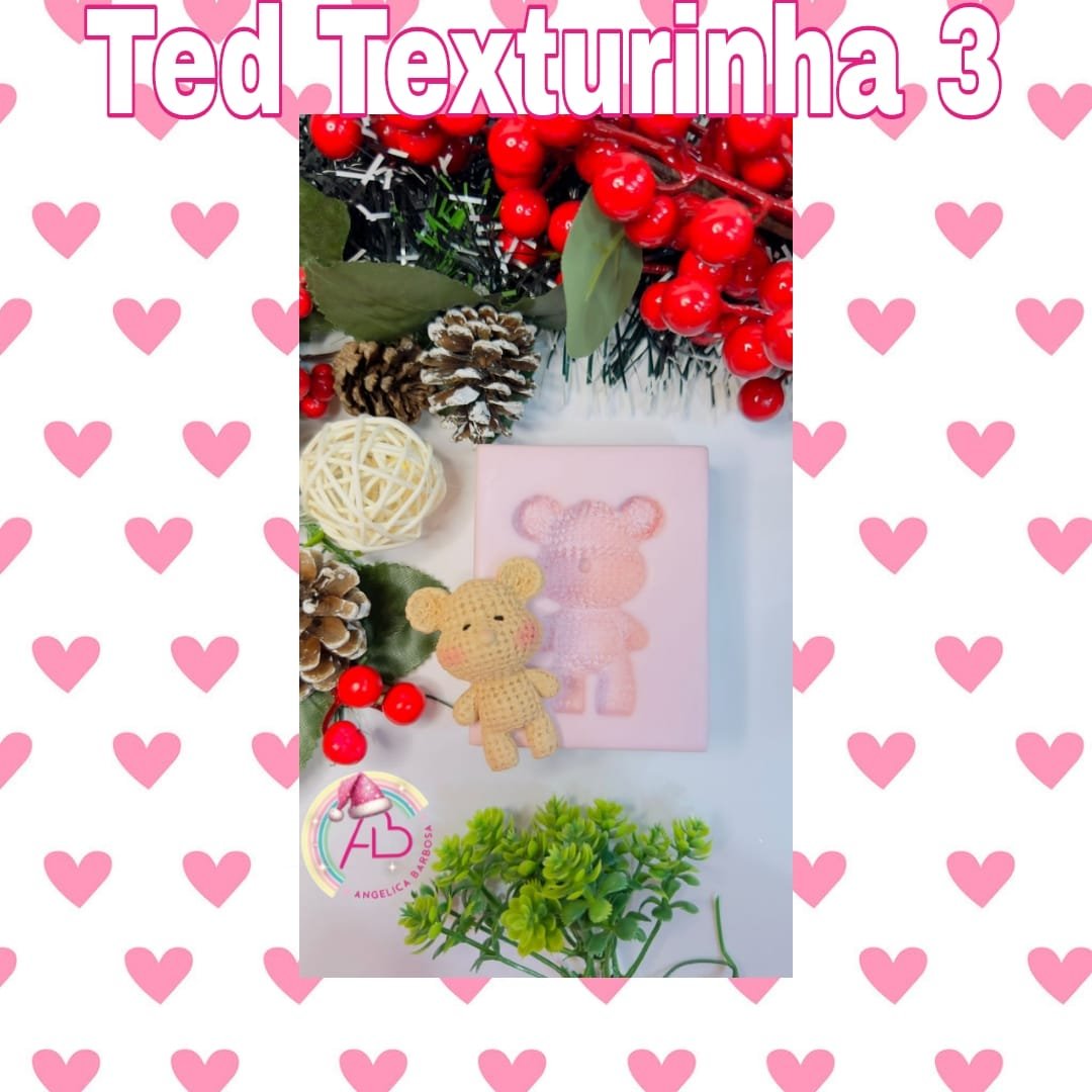 TED TEXTURINHA 3 | Moldes de Silicone Angélica Barbosa