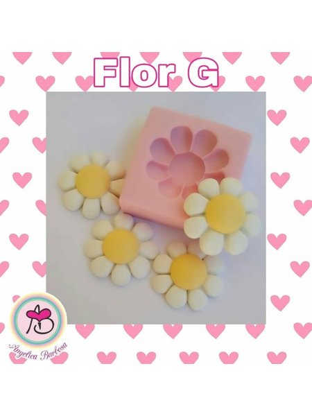 FLOR G | Moldes de Silicone Angélica Barbosa