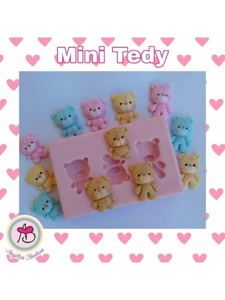 MINI TEDDY | Moldes de Silicone Angélica Barbosa