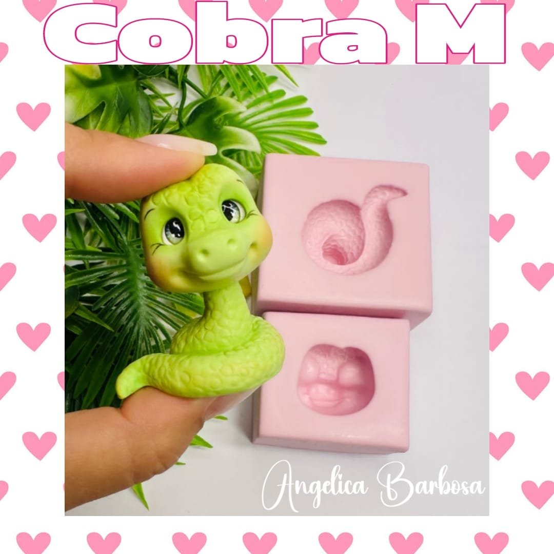 COBRA M | Moldes de Silicone Angélica Barbosa