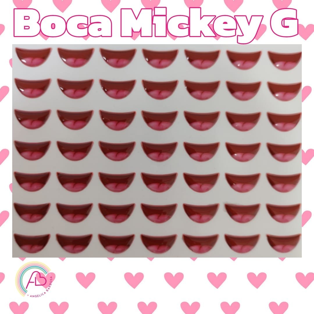 BOCA MICKEY G | Moldes de Silicone Angélica Barbosa