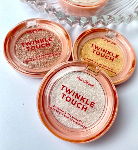 Twinkle Touch Sombra E Iluminador Ruby Rose | Vilela Cosméticos