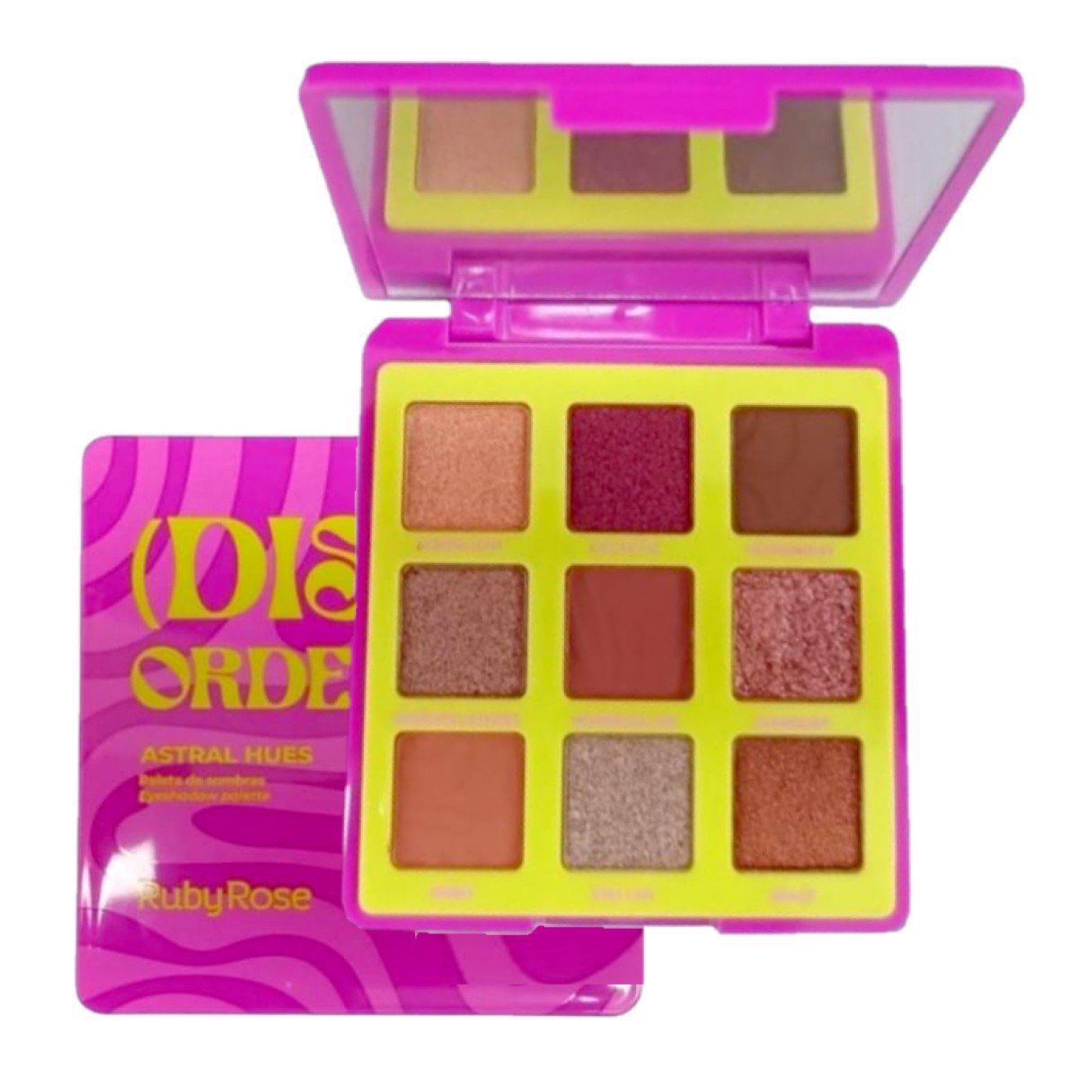 Ruby Rose - Paleta de Sombras Disorder | Vilela Cosméticos