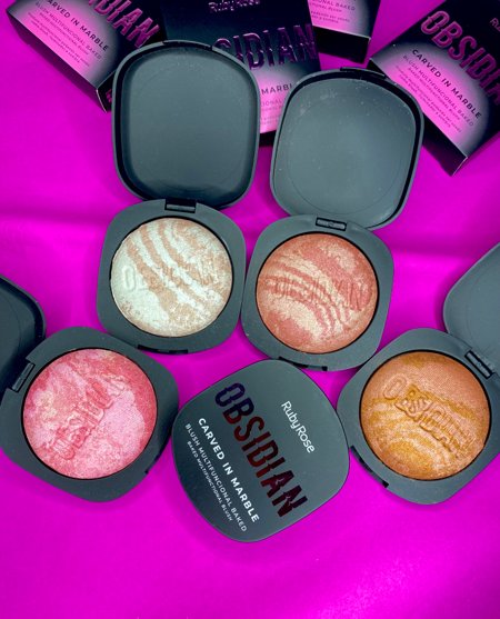 Blush Multifuncional Carved in Marble Obsidian - Ruby Rose | Vilela ...