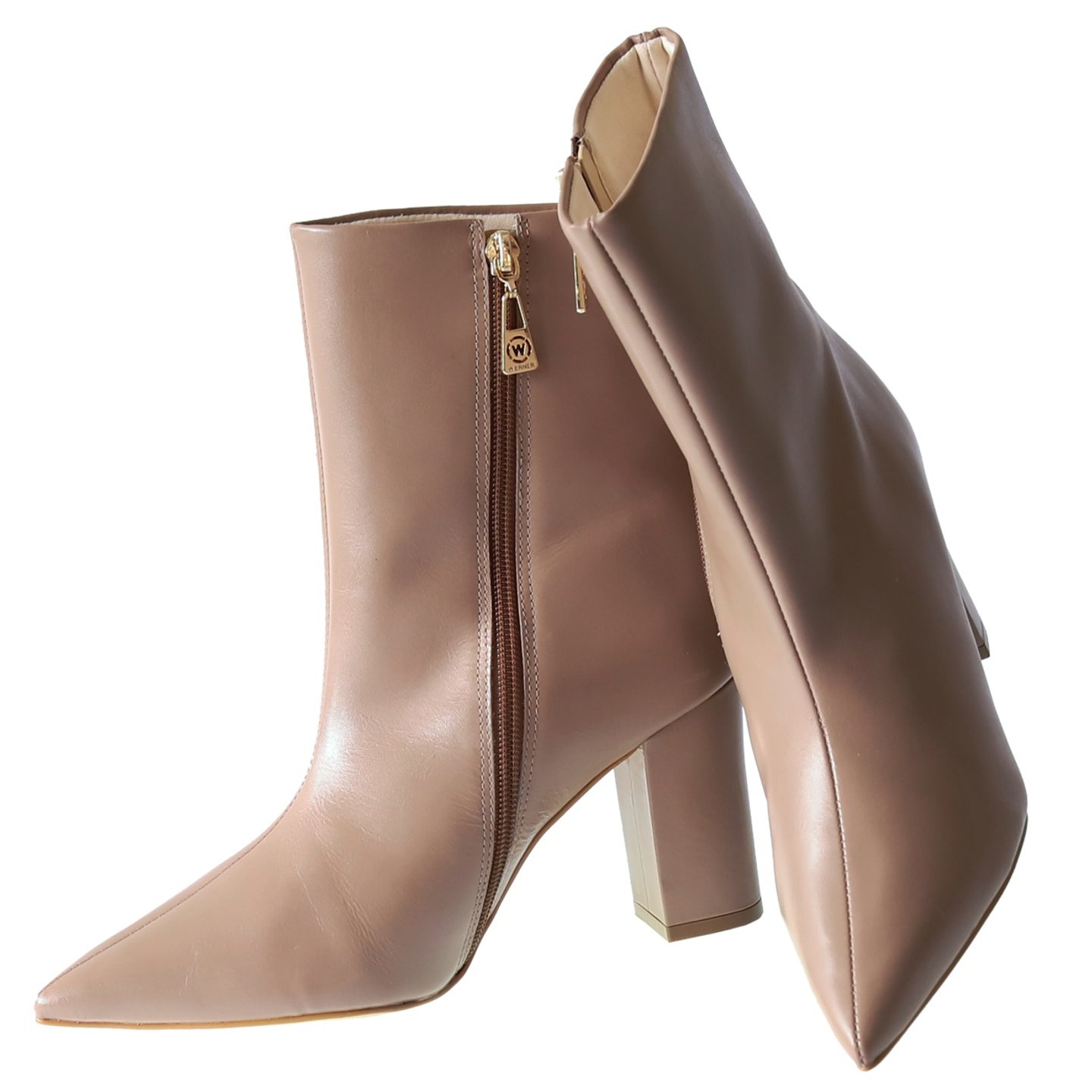 Bota Cano Curto/Médio Salto Bloco Beaumont P2706-5 Moselle por Werner ...