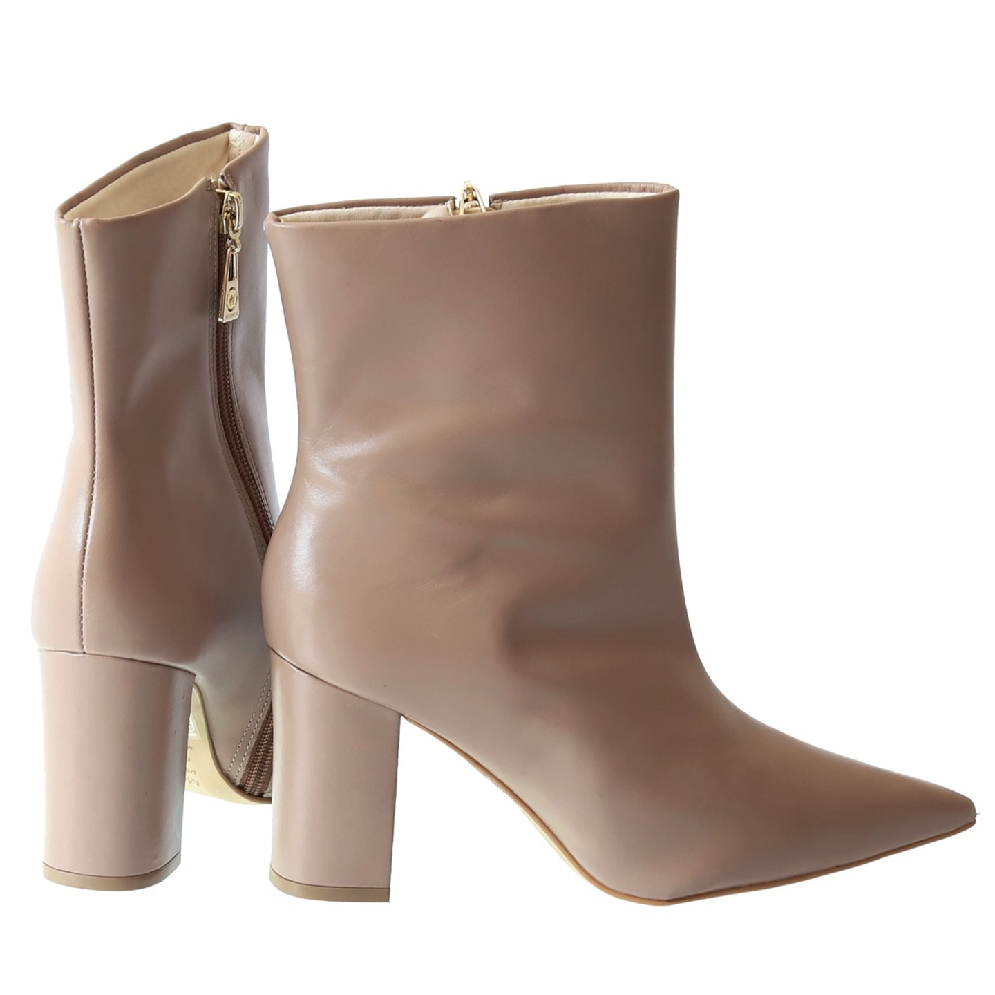 Bota Cano Curto/Médio Salto Bloco Beaumont P2706-5 Moselle por Werner ...