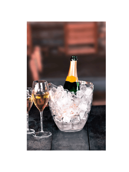 Champanheira Modular Transparente Para 1 Garrafa | WerleComercial