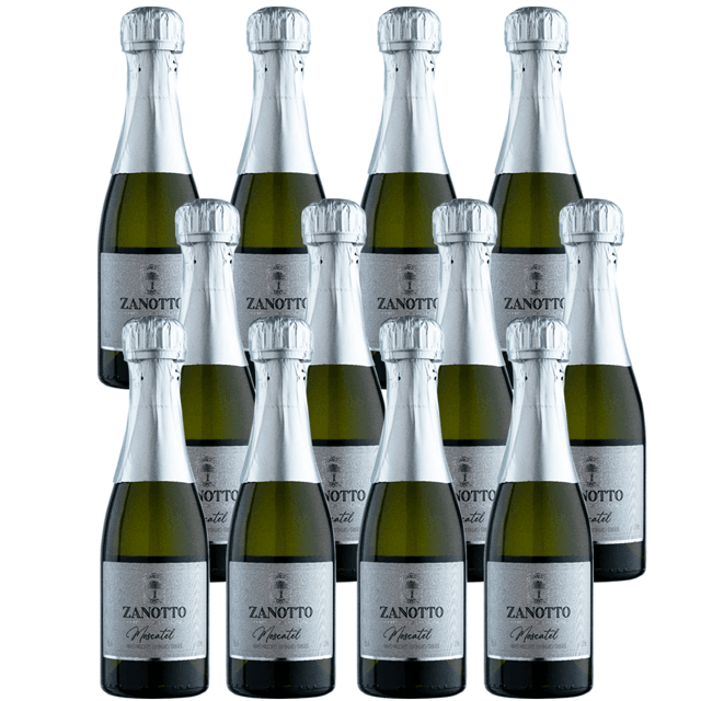 Mini Espumante Zanotto Moscatel 12x187ml | Werle Comercial | WerleComercial
