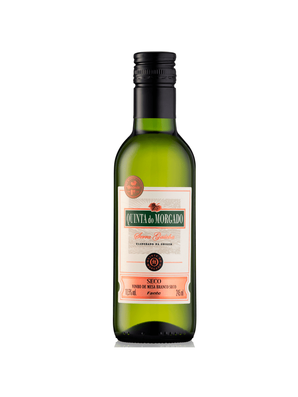 Mini Vinho Quinta do Morgado Branco Seco 245ml | WerleComercial
