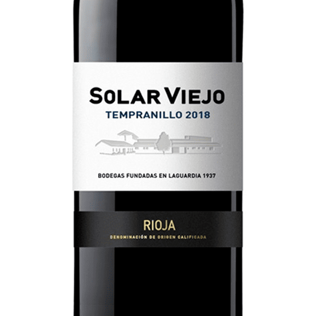 Vinho Rioja Solar Viejo Tempranillo 2018 | WerleComercial
