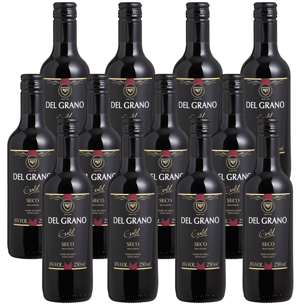 Mini Vinho Del Grano Tinto Seco 250ml | WerleComercial