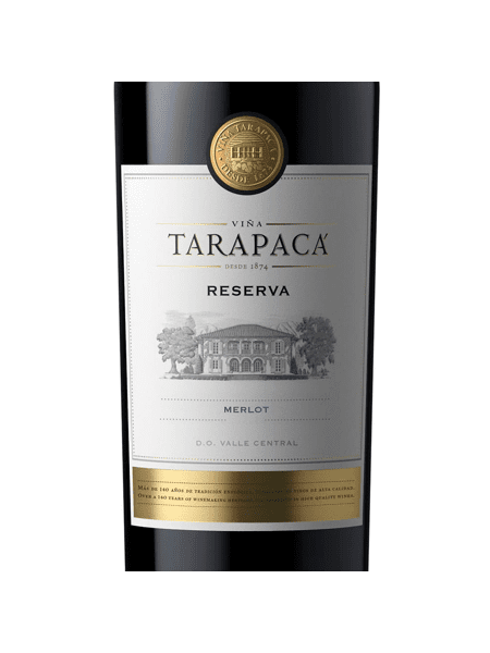 Vinho Tarapacá Reserva Merlot 750ml Safra 2021 | WerleComercial