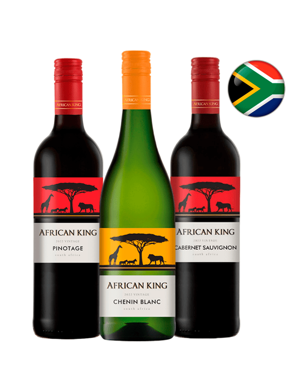 Kit 3 Vinhos African King 750ml | WerleComercial
