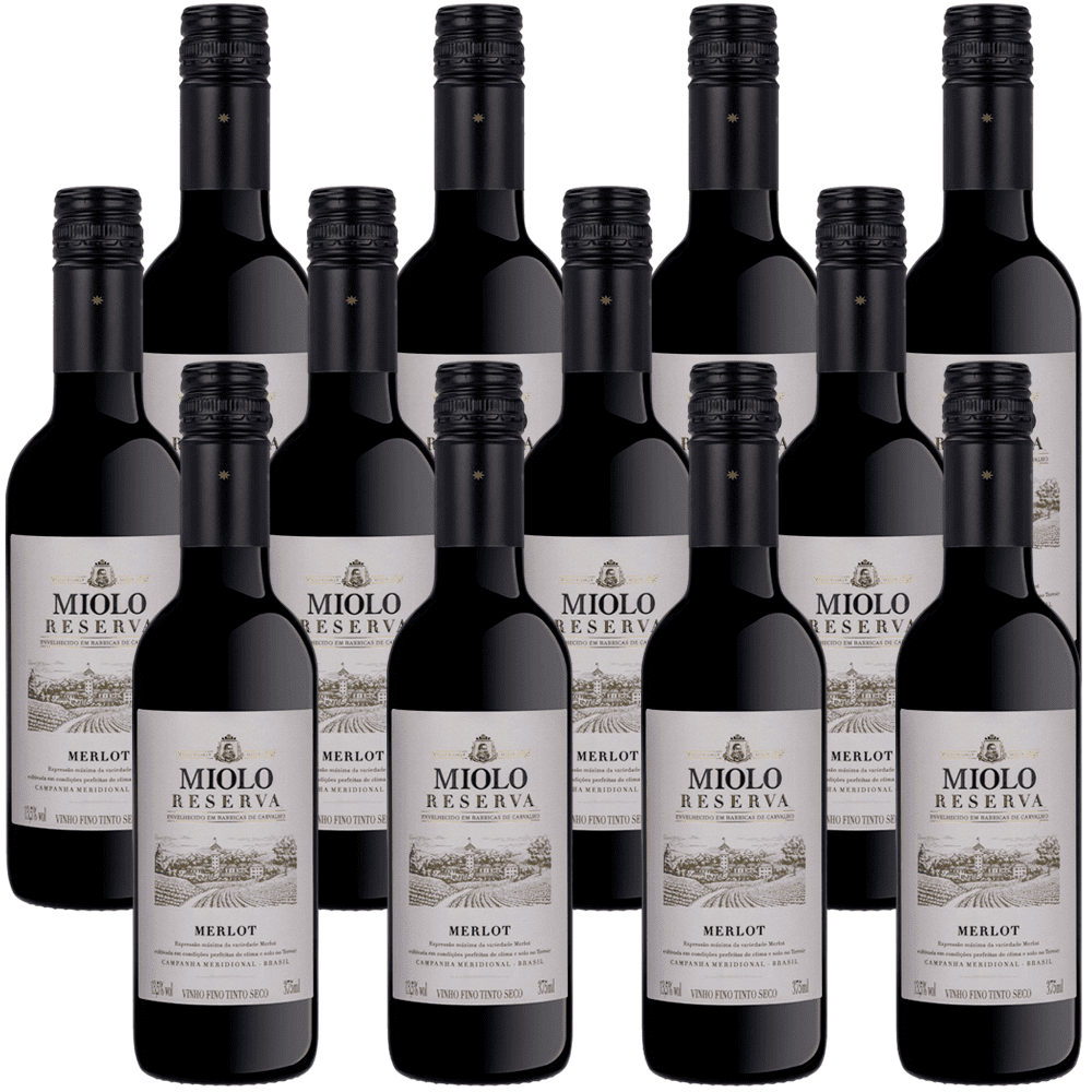 Mini Vinho Miolo Reserva Merlot 375ml | WerleComercial