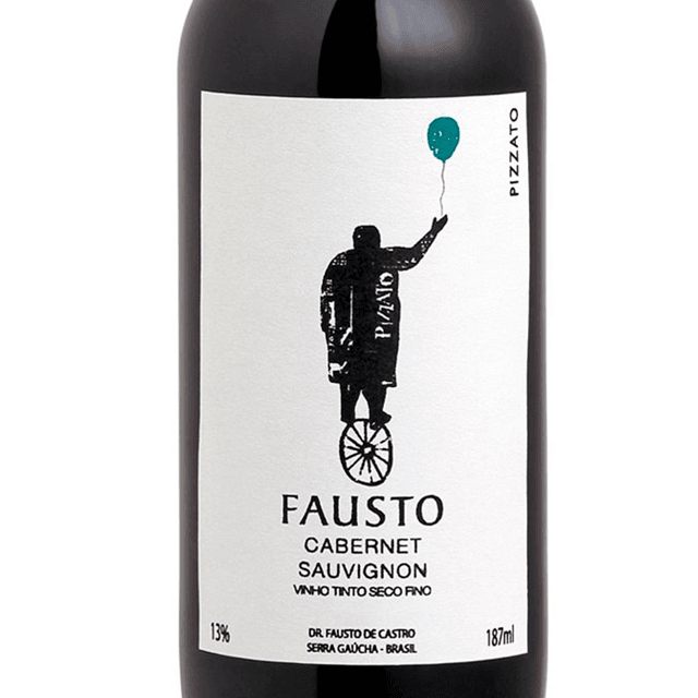 Mini Vinho Fausto Cabernet Sauvignon 187ml | Werle Comercial ...