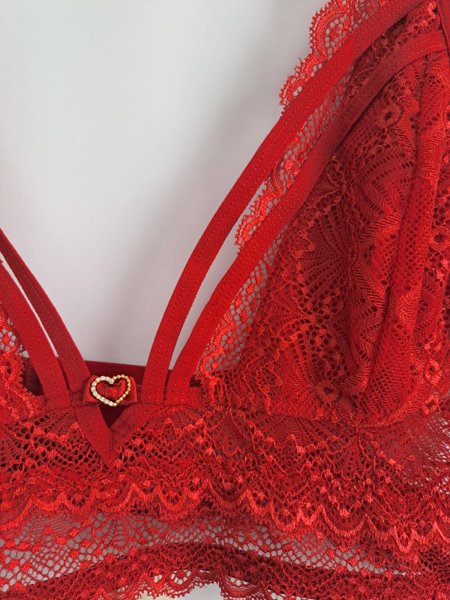 Conjunto de renda e sem bojo / | Lingeriehome