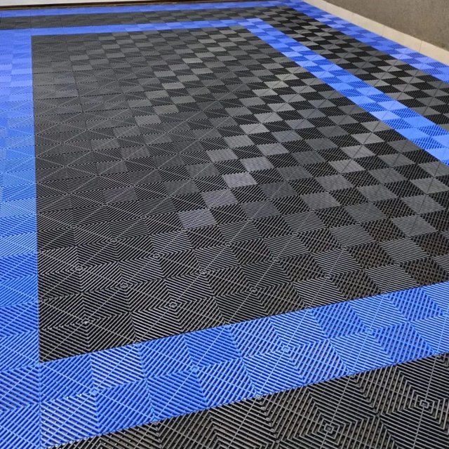 Piso Modular Automotivo Azul Royal 30x30cm (1 Unidade) | Roma Car Detailing