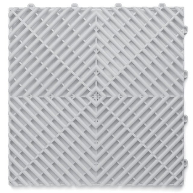 Piso Modular Automotivo Cinza Claro 30x30cm (1 Unidade) | Roma Car ...