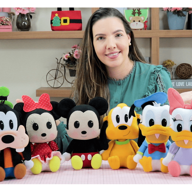 Kit Disney (Recortes em Feltro + Moldes duráveis + Curso completo ...
