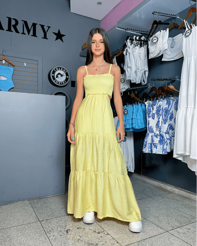 Vestido Sara - butter yellow | CHARMY⭐