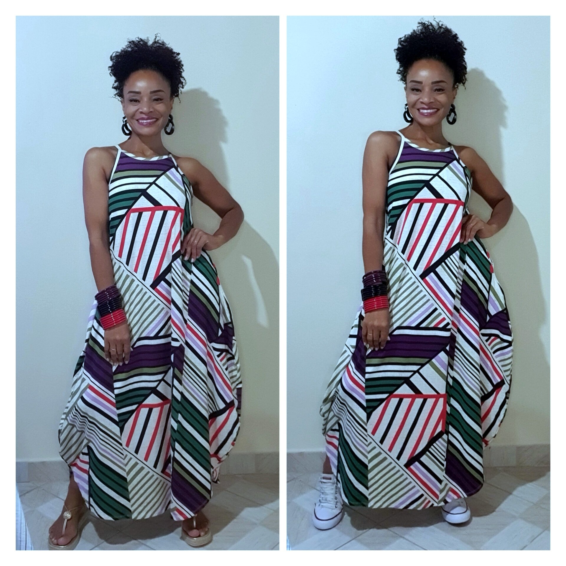 Vestido Arco-íris Uva | ESTILO KRIS PAULINO