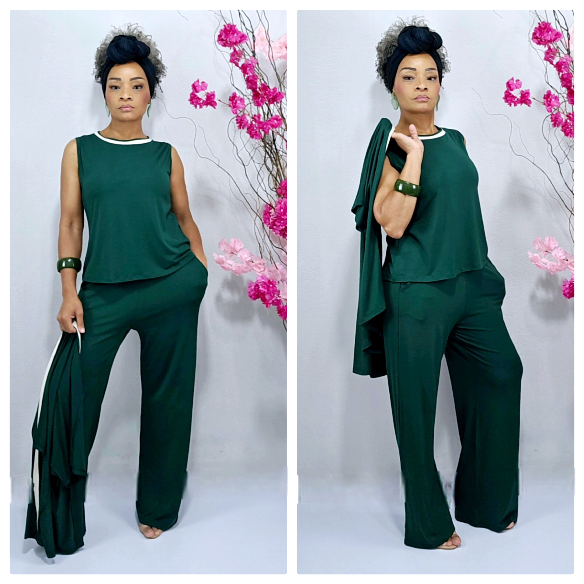 Trijunto Rubi Verde Escuro | ESTILO KRIS PAULINO