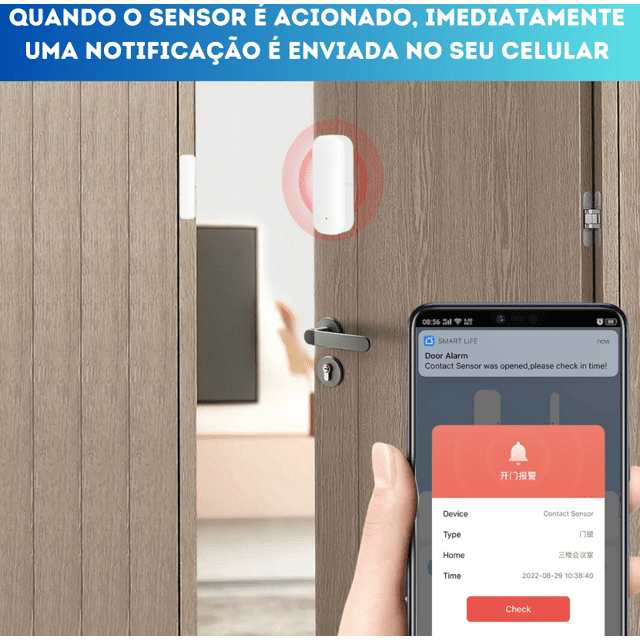 Sensor de Abertura Portas e Janelas | Olhada Tec