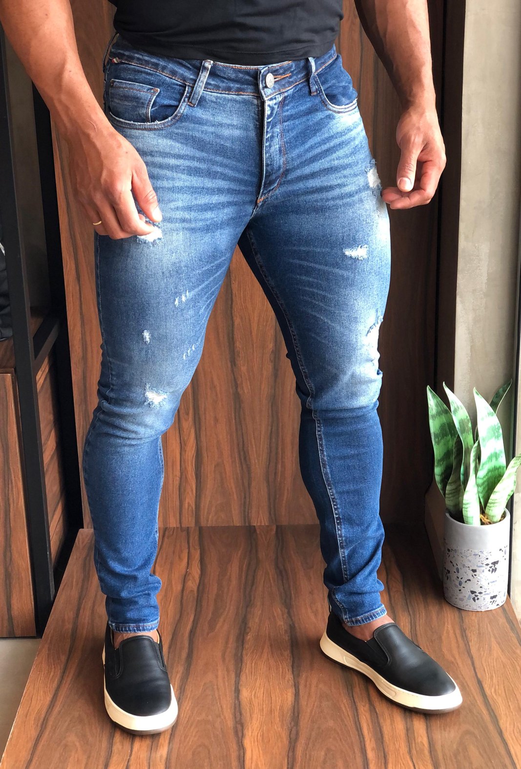 Calca John John Ref 301943 Masc Skinny Azul Medio | Henri Store - Loja ...