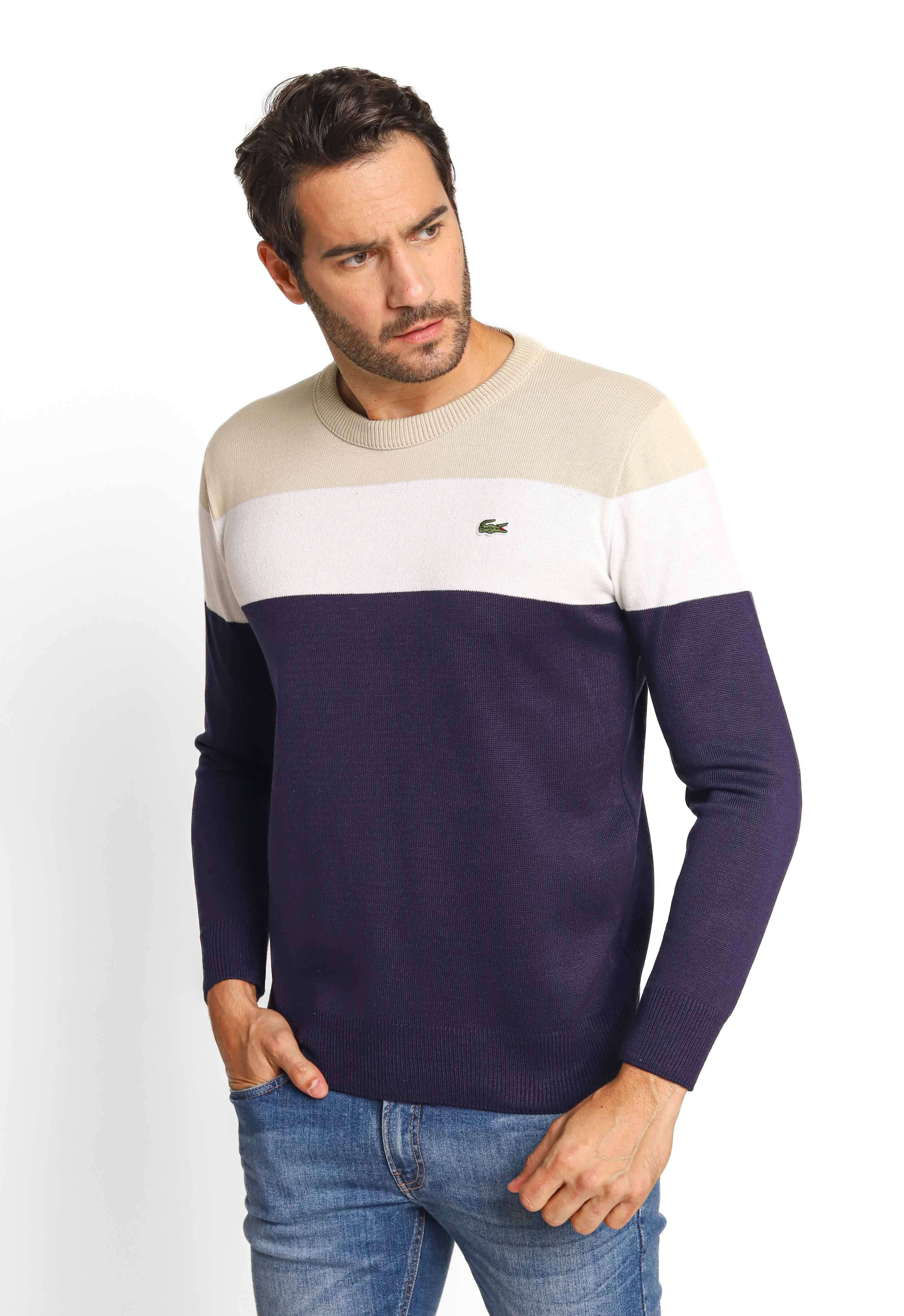 Suéter Lacoste Regular Fit Listrado | Henri Store - Loja Oficial