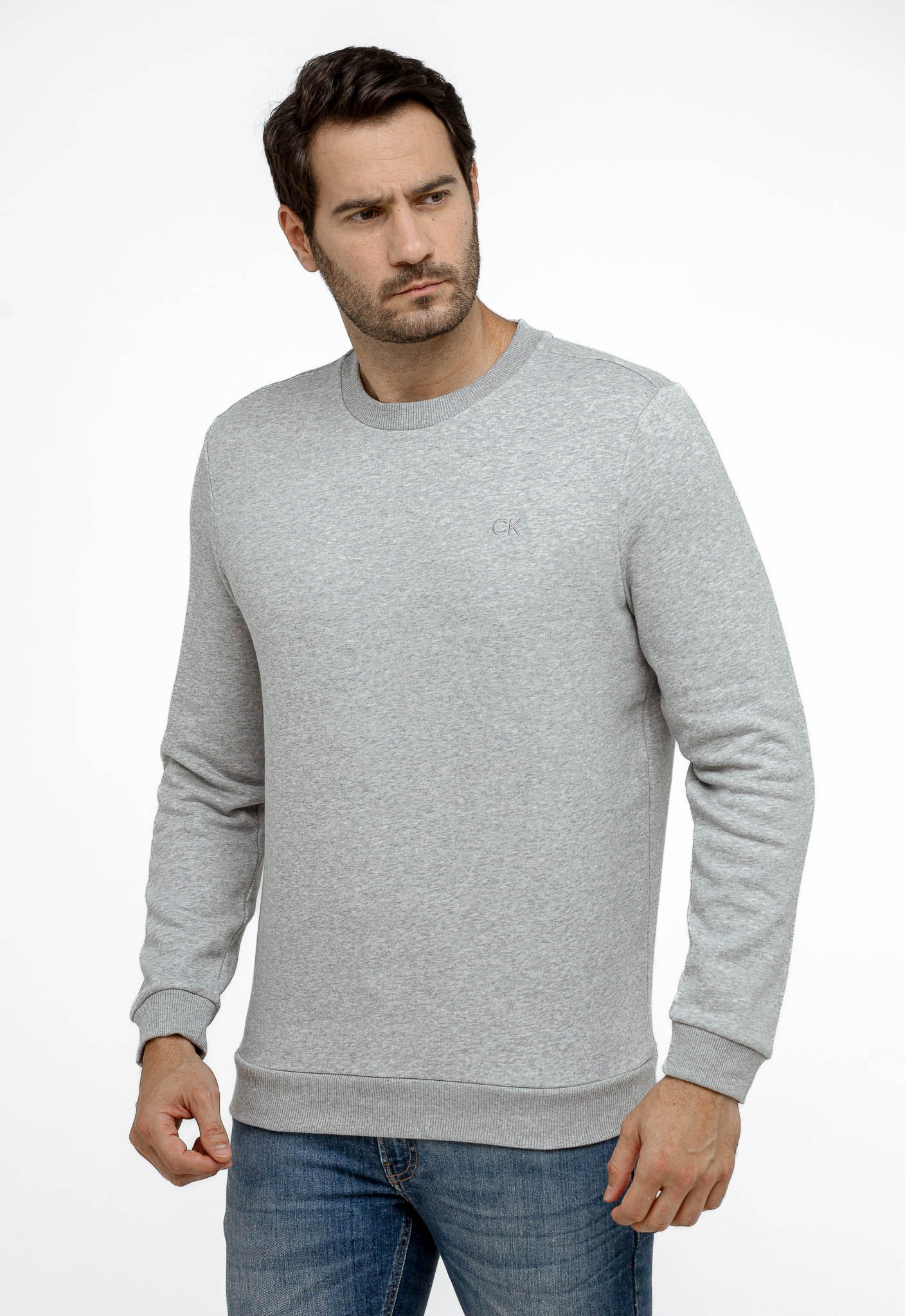 Moletom Calvin Klein GL Careca CK Peito | Henri Store - Loja Oficial