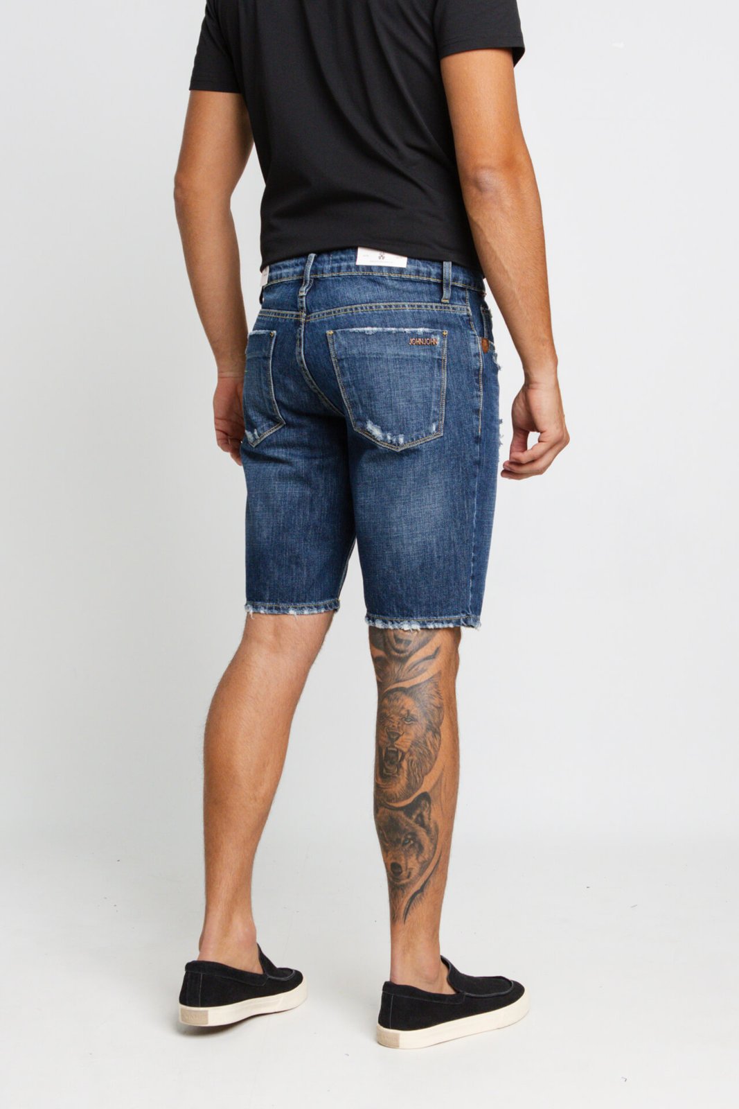 Bermuda John John Jeans Skinny Destroyed - Sale | Henri Store - Loja ...