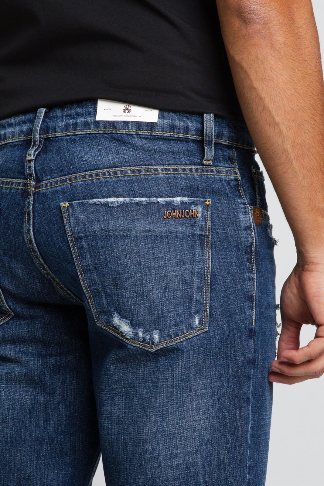 Bermuda John John Jeans Skinny Destroyed - Sale | Henri Store - Loja ...